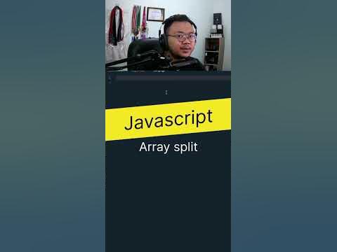 Tutorial JavaScript Array Split #shorts #shortvideo #programming #coding - YouTube