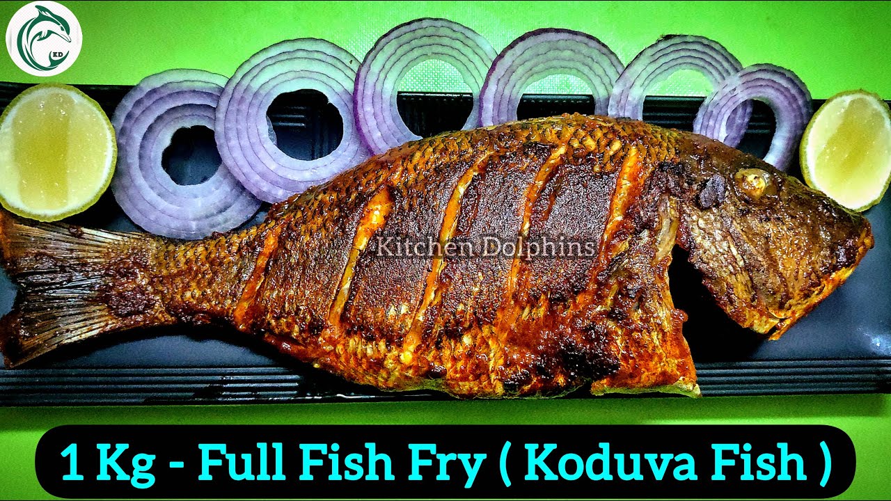 FULL FISH FRY | KODUVA FISH FRY | SEA BASS FISH FRY | 1 KG FULL FISH ...