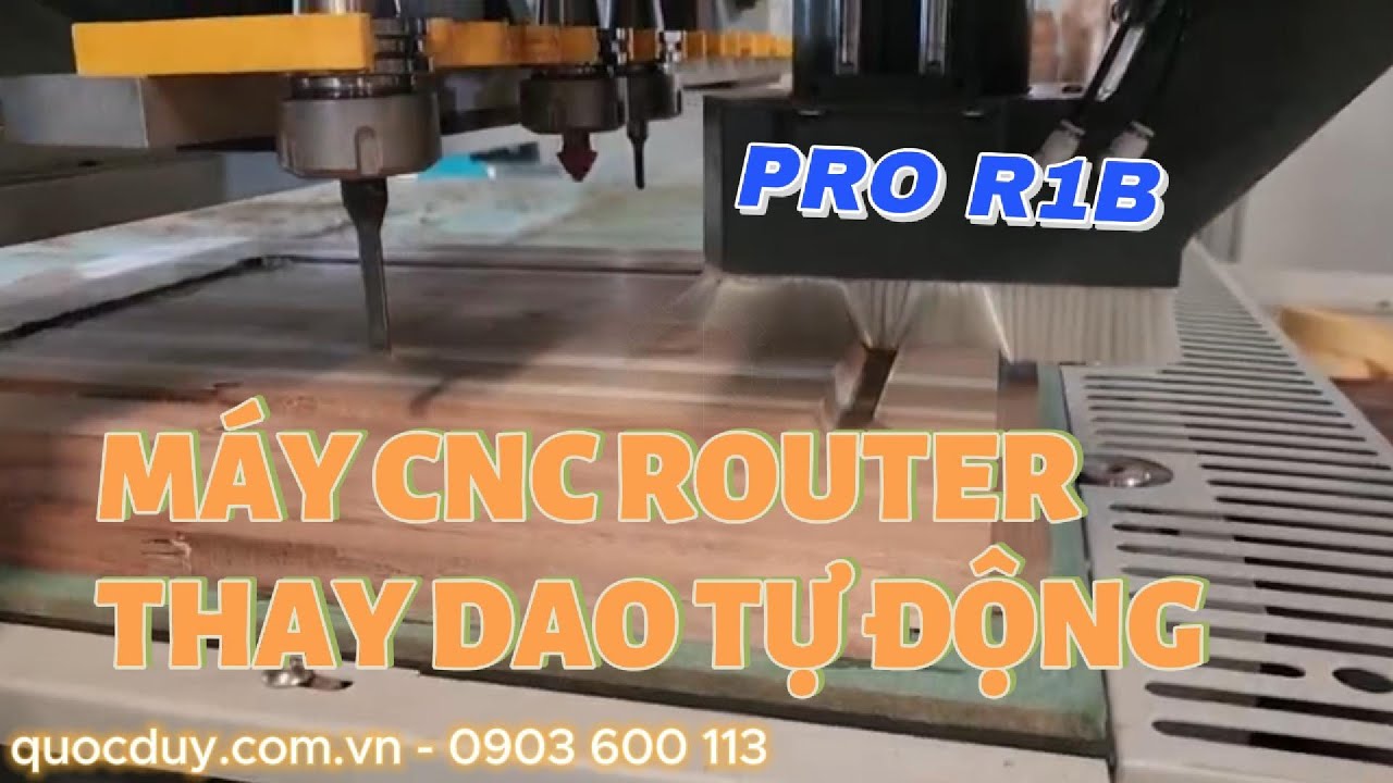 Máy CNC Router Thay Dao Tự Động - PRO R1B - YouTube