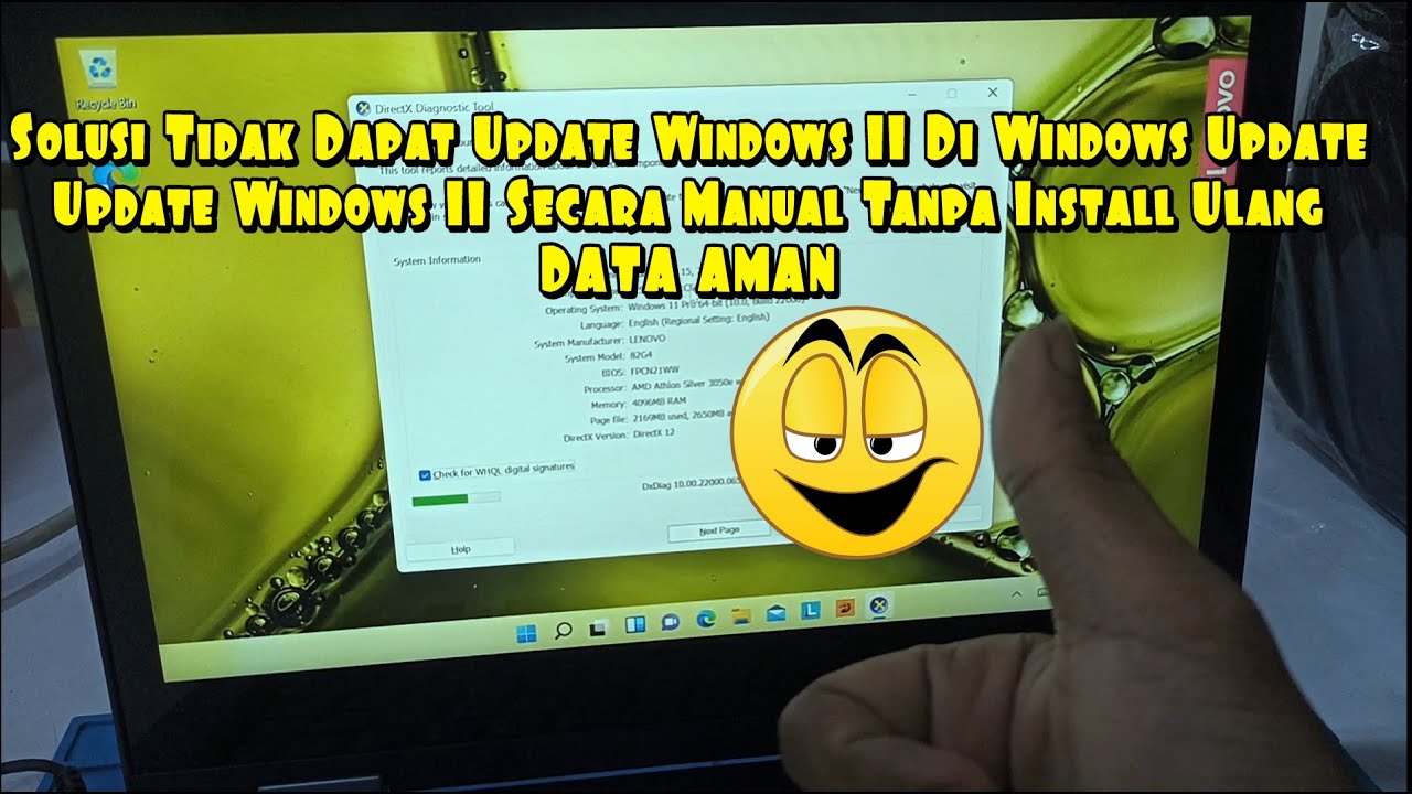 Cara Update Windows 10 Menjadi Windows 11 PRO || Update Manual Windows ...