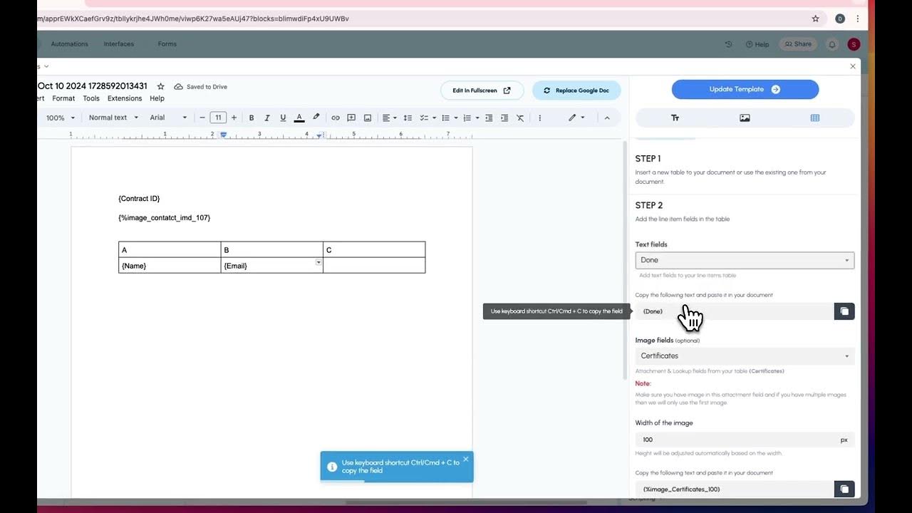 Create Template in PDF Maker using our Airtable Extension - YouTube