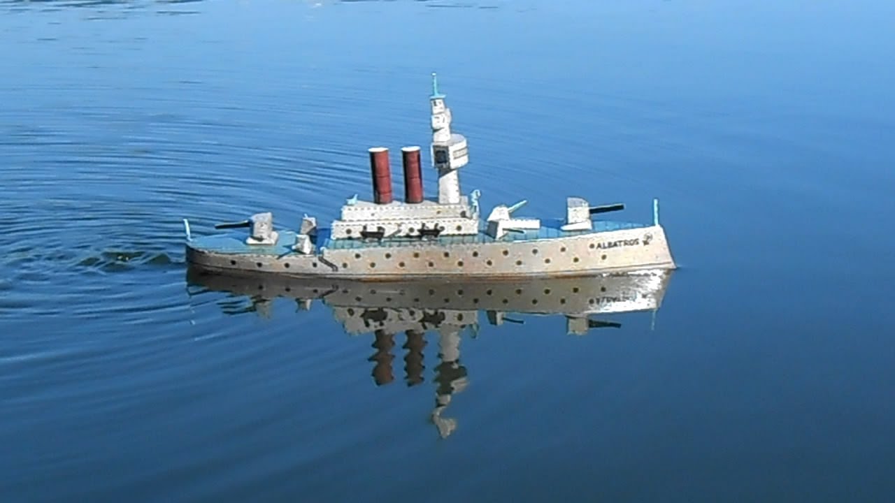戰艦紙模型 RC Papercraft Battleship - YouTube