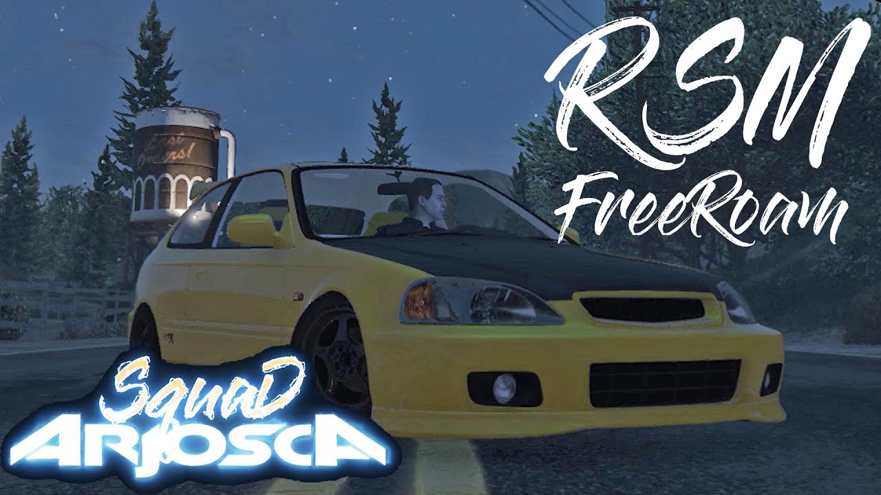 GTA V FiveM [RSM FREEROAM] Gameplay 001 - YouTube