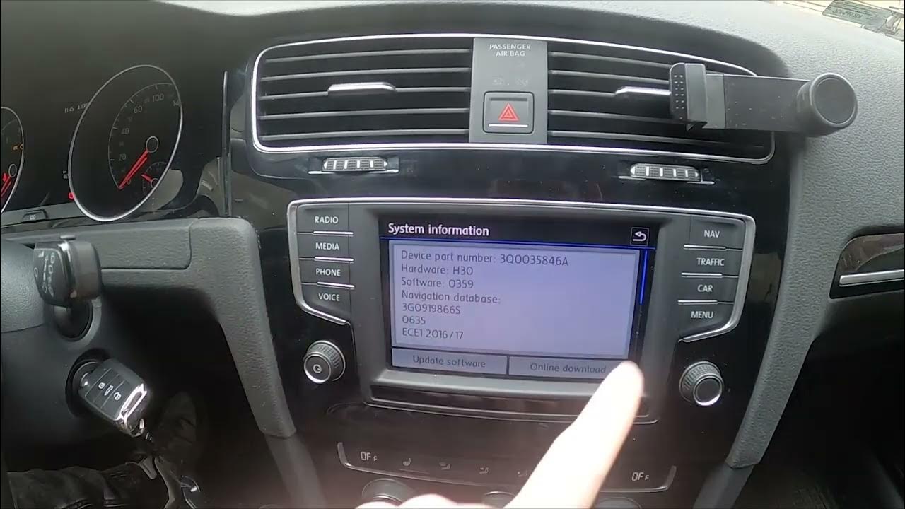 How To Check System Information In Volkswagen Golf VII 2012 2020 how-to-check-system-information-in-volkswagen-golf-vii-2012-2020
