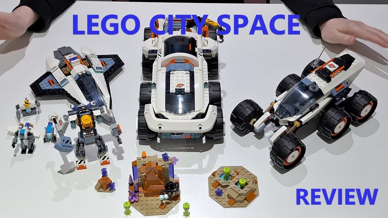LEGO City Space - 4 Set Review - 60432 - 60430 - 60428 - 60429 - YouTube