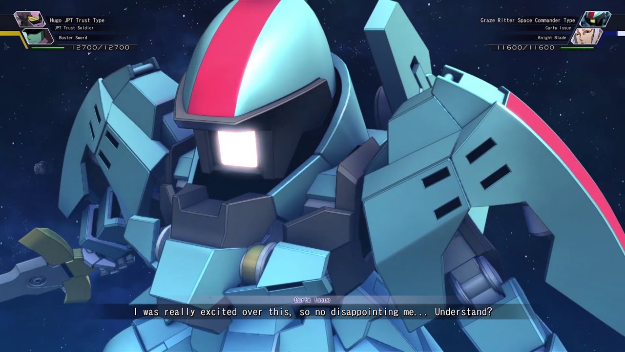 SD Gundam G-Generation Cross Rays - Graze Ritter Space Commander Type ...