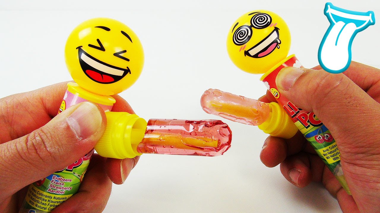LEUCHTENDE EMOJI LOLLIPOPS LIGHT POP - Süßigkeiten Test - In Aller ...