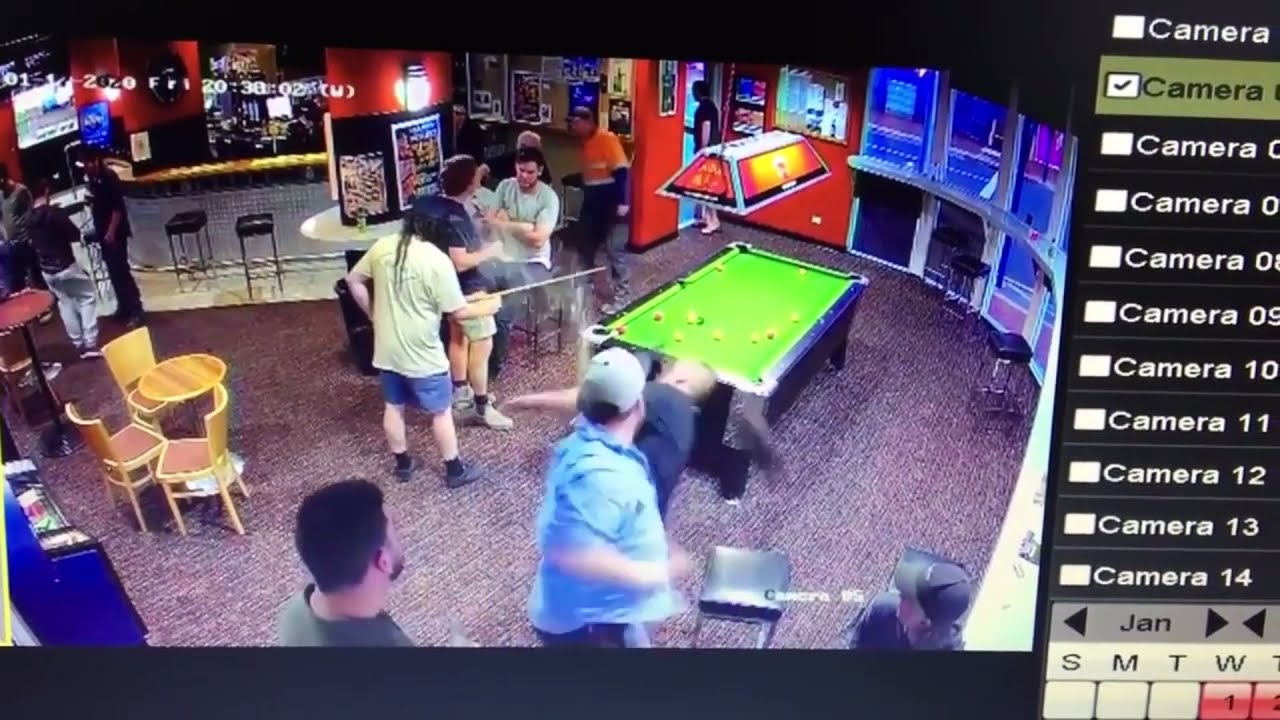 Craziest bar fight ever - Aussie style - YouTube