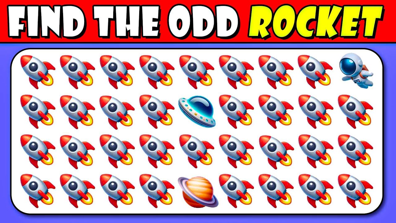 Find the ODD One Out - Space Edition! 🚀🛸🧑‍🚀 Easy, Medium, Hard Epic ...