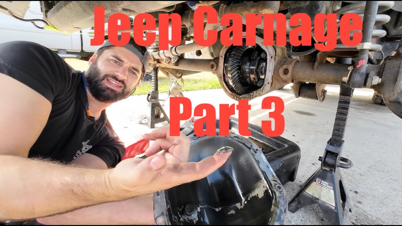 Jeep Carnage Part 3. Front Diff Removal and Installation - YouTube