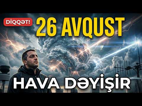 26-31 Avqust 2026 Bu ərazilərdə Hava Kəskin Dəyişəcək ▶️ H24 Hava Xəbərləri