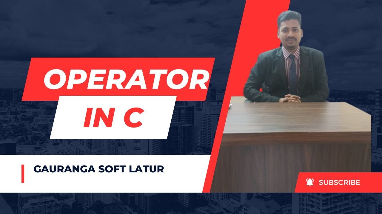 Operators In C And Arithmetic Operators Using Scanf Functionsmarathi Youtube