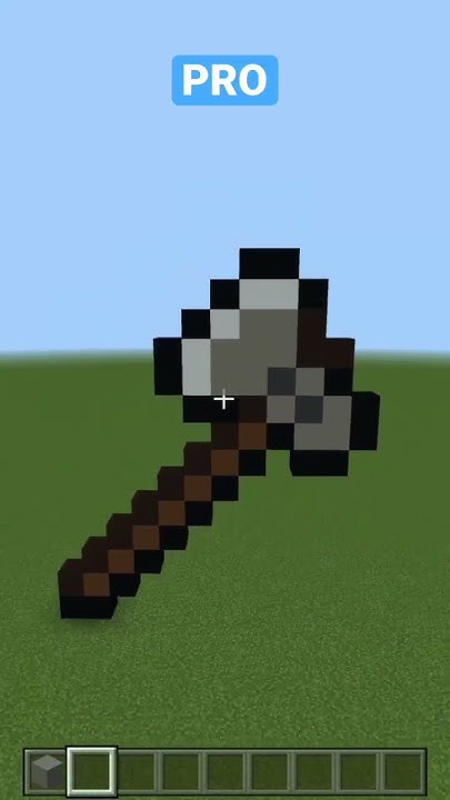 Hache Minecraft build NOOB vs PRO vs HACKER vs IRL ! 🤯#irl - YouTube