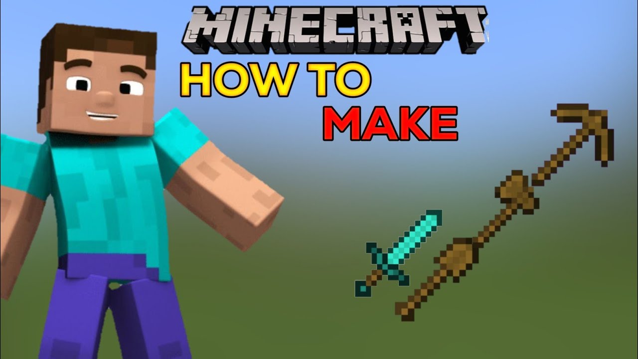 Minecraft Tool Recipes and Crafting #minecraft - YouTube