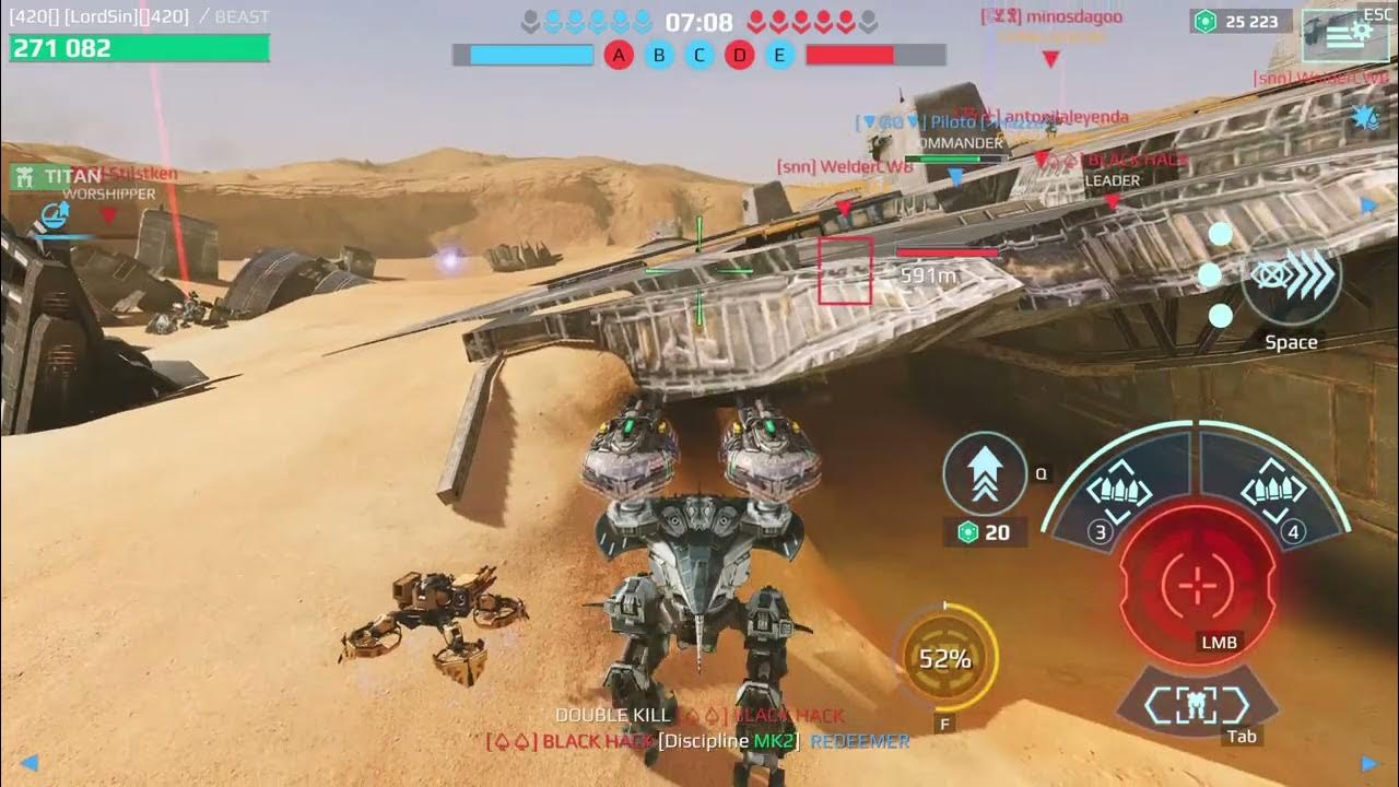 War Robots Dreadnought Beacon Blastin - YouTube