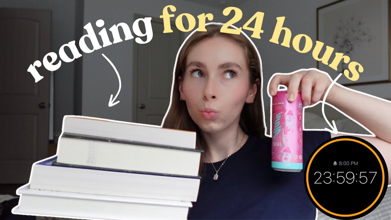 reading for 24 hours straight (spoiler free reading vlog) - YouTube