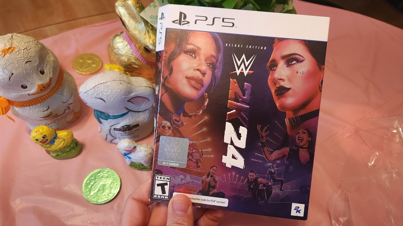 Opening WWE 2K24 Deluxe Edition Physical DISK for PlayStation 5 - YouTube