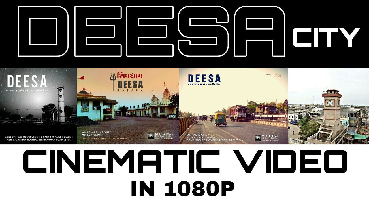 Deesa city cinematic Video in 1080p | VIDEOBY:@v.g.production|EDIT BY ...