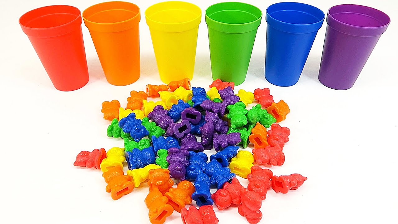 Learn Colors for Kids with Colorful Bears! - YouTube