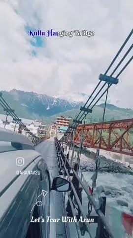 Kullu Hanging bridge 🌉#_#&&&-# Sort Video ##$$ - YouTube