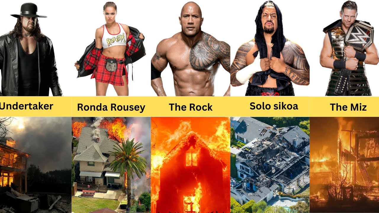 Homes Of WWE Superstars Around California And Los Angeles - YouTube