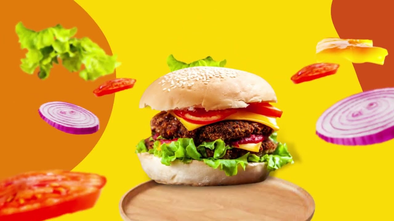 Burger Animation Video / Food Animation in Adobe After Effects - YouTube