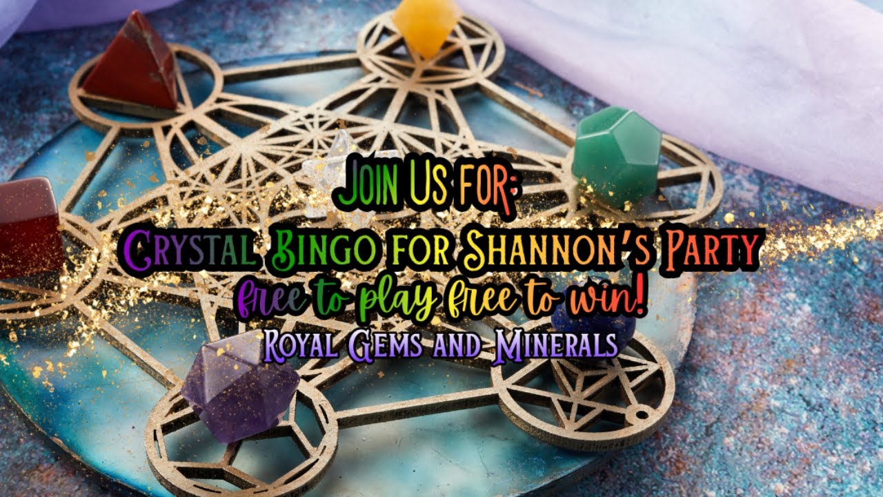 Shannon's Crystal Party We're Playing Crystal BINGO! It's FREE and FUN ...