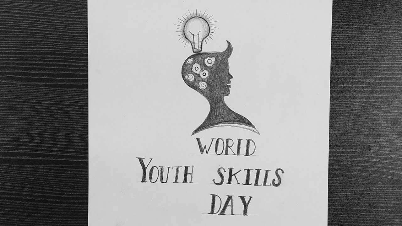 World Youth Skill Day Drawing Pencil Drawing On World Youth Skills world-youth-skill-day-drawing-pencil-drawing-on-world-youth-skills