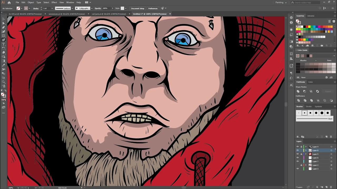 How To Cartoon In Adobe Illustrator Vector A Photo Time Lapse YouTube how-to-cartoon-in-adobe-illustrator-vector-a-photo-time-lapse-youtube
