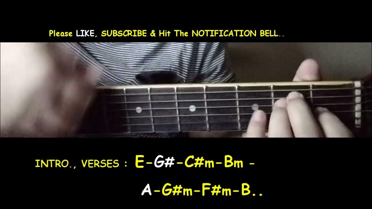 d4vd - Here With Me - Guitar chords - YouTube