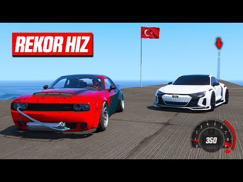 Özel Modifiyeli Arabalar MAX Hız Yarışında - GTA 5