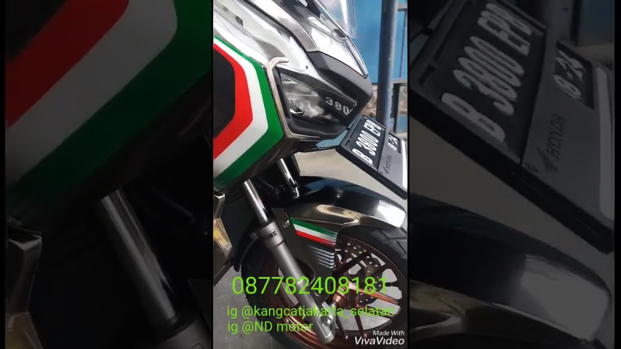 Honda adv 150 repaint - YouTube