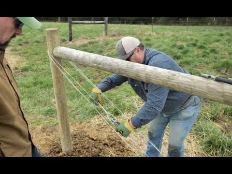 How to Wire An End Post And Brace Post Together (Part 2) | John Deere ...