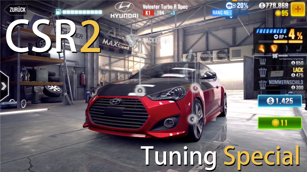 [Hyundai Veloster R Tuning] Let's Play CSR Racing 2 iOS Gameplay [1080p ...