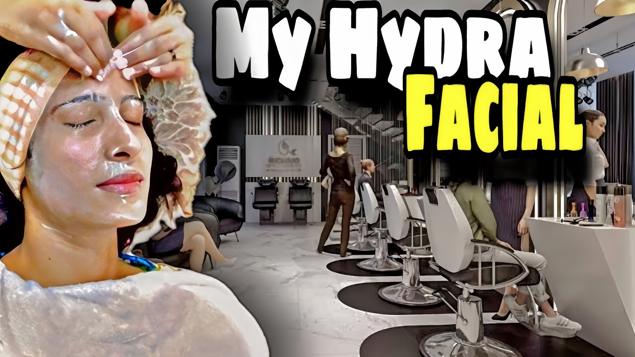 My hydra facial & mani/pedi cure vlog || Minhas beauty hub Chakwal || Rj sawaira - YouTube