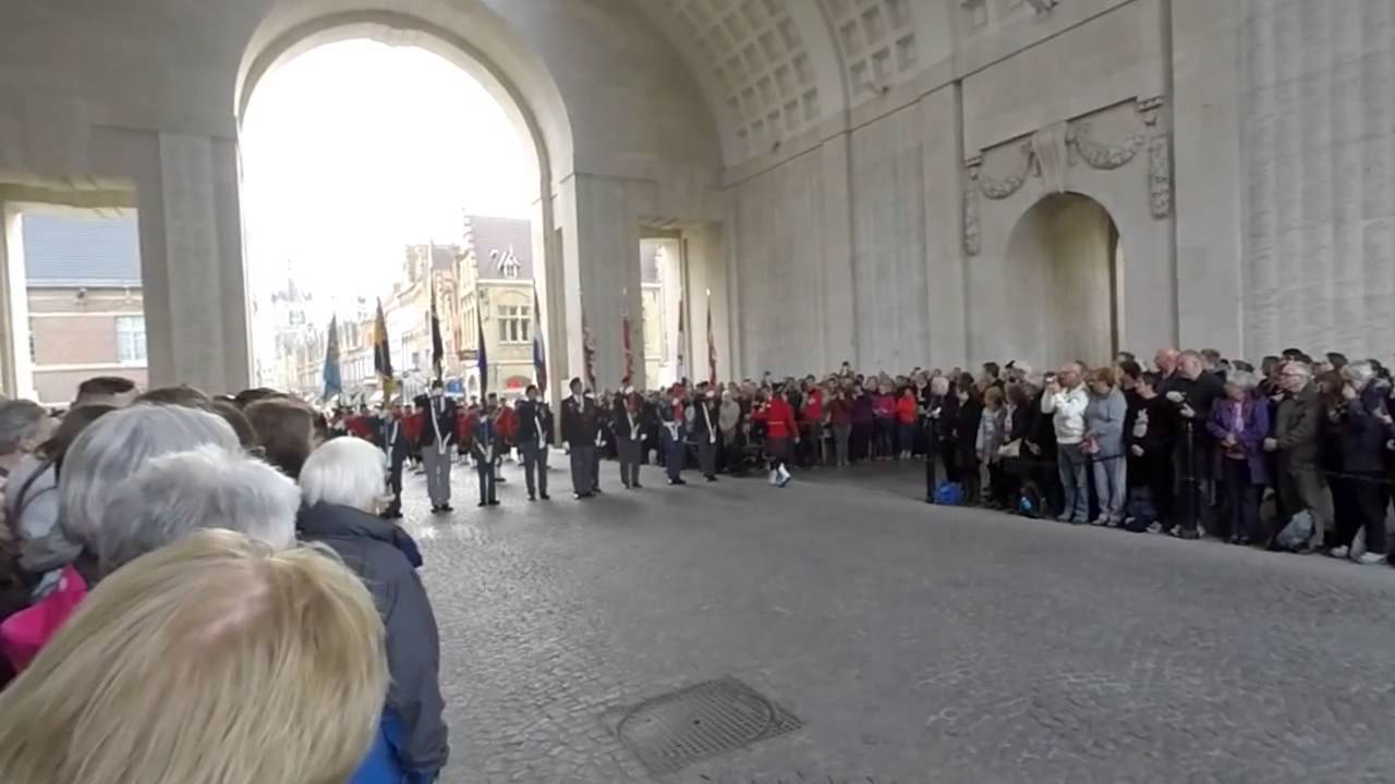 RCMP Pipes and Drums at The Menin Gate - YouTube
