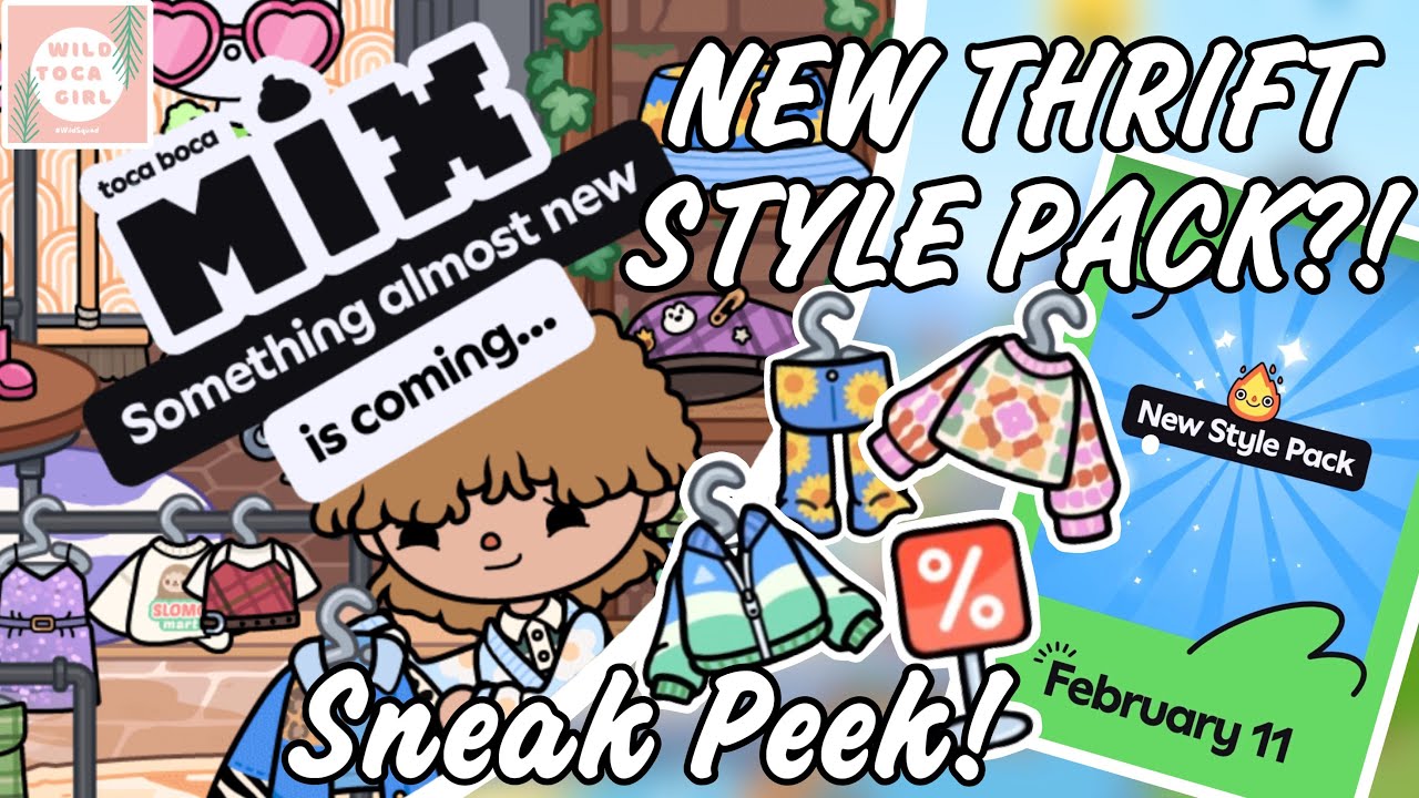 NEW THRIFT STYLE PACK 🤩 SNEAK PEEK! 👀 TOCA BOCA WORLD 🌍 - YouTube