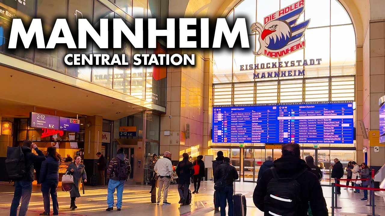 Mannheim Hauptbahnhof 🇩🇪 4K Walking Tour 2025 | Mannheim Walk Through ...
