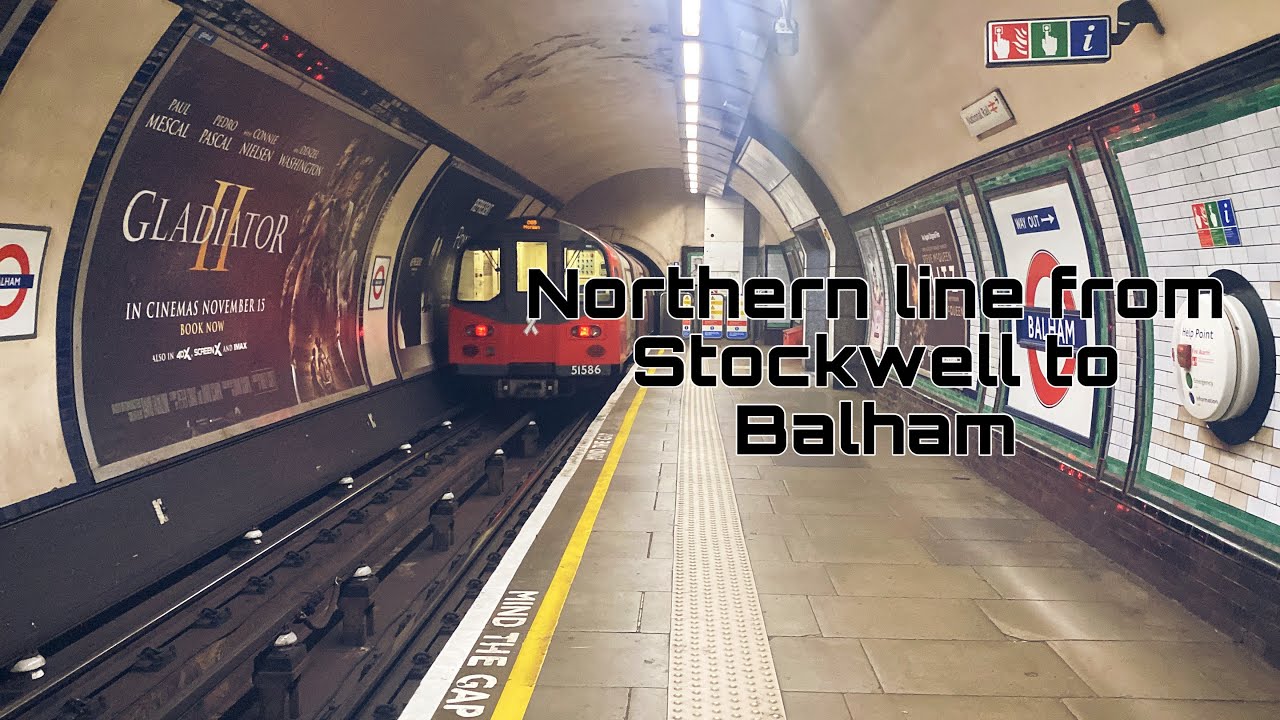 Ride on the Northern line from Stockwell to Balham - YouTube