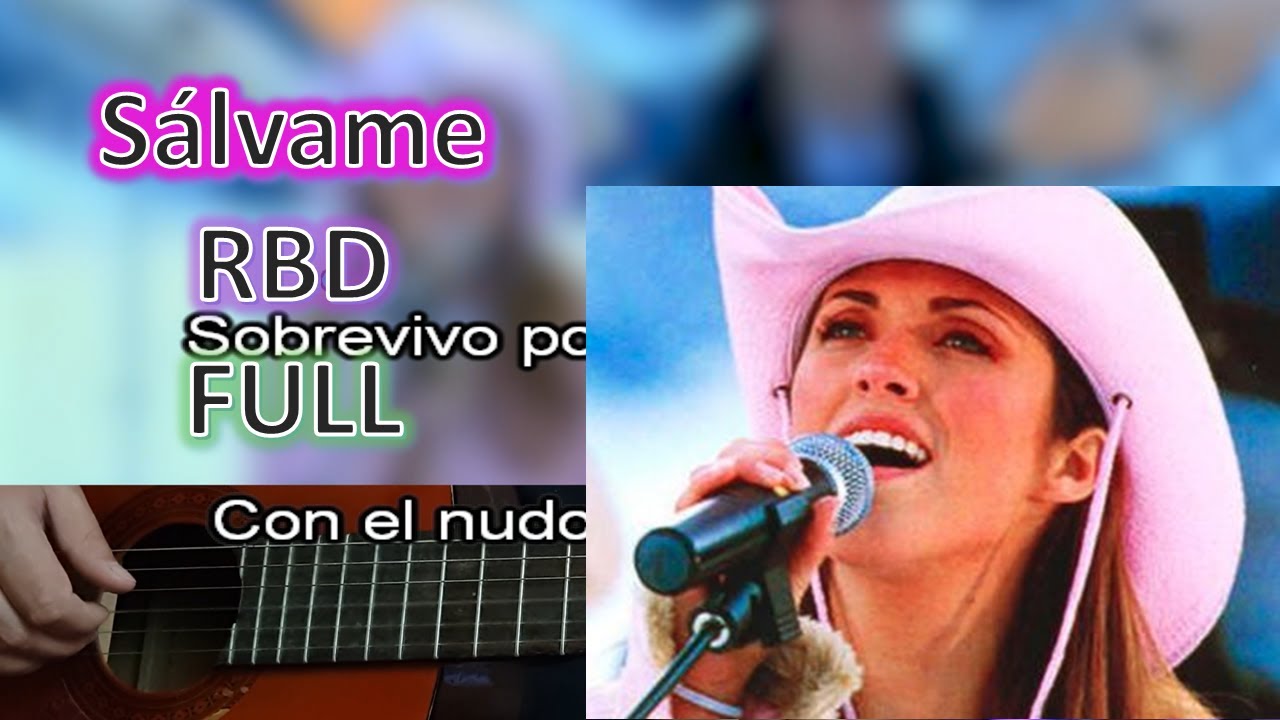 Sálvame - RBD - Karaoke FULL - YouTube