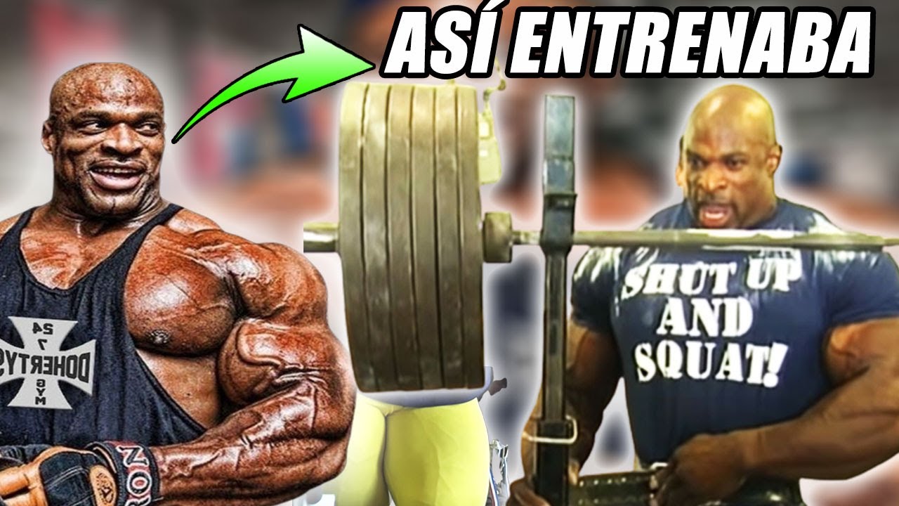 UN DÍA CON RONNIE COLEMAN *ASÍ ENTRENABA PIERNAS ESTE CULTURISTA - YouTube