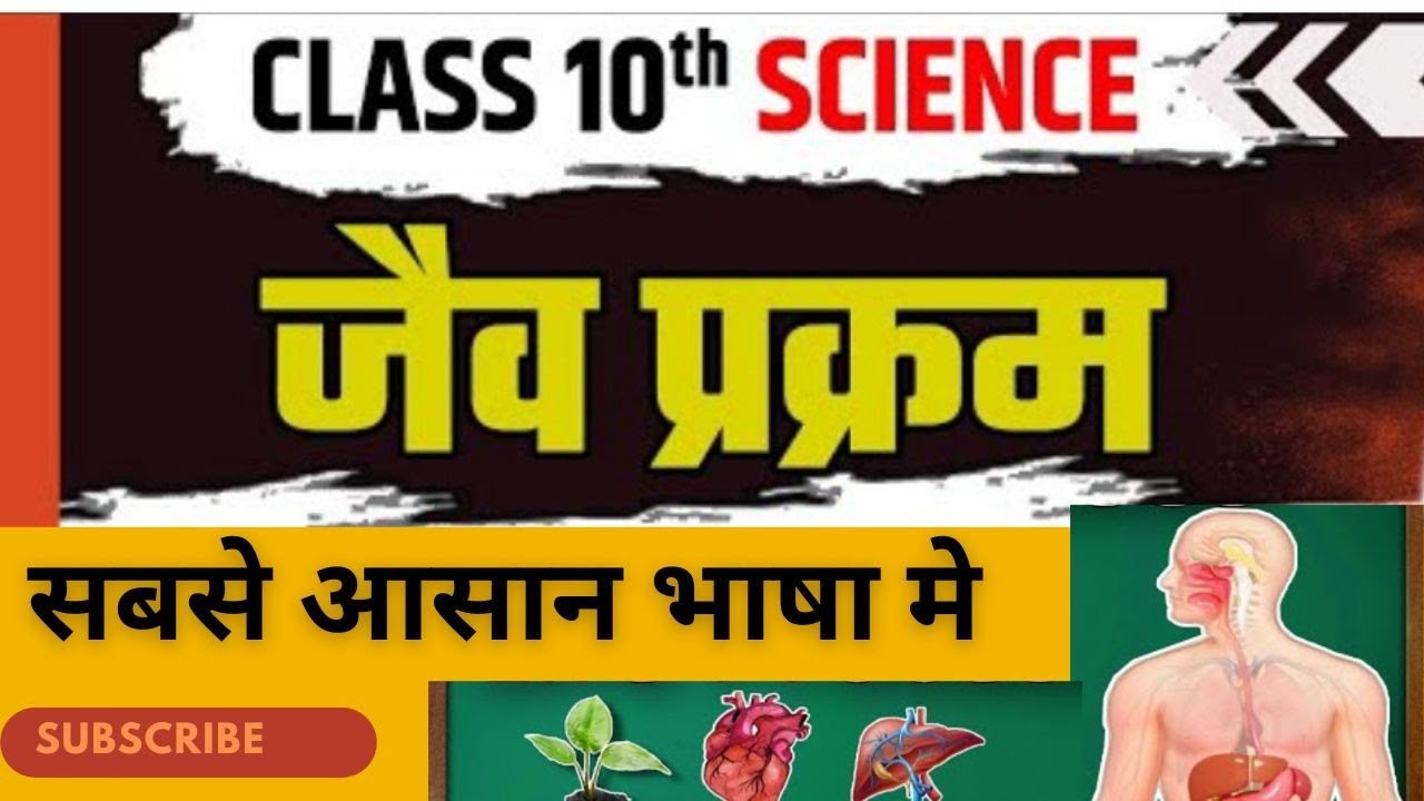 Biology Class 10th Chapter 1. जैव प्रक्रम jaiv Prakram | life processes class 10th BSEB - YouTube