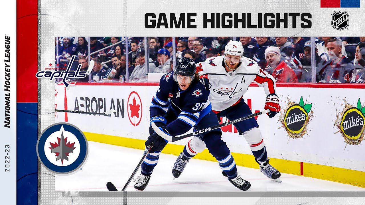 Capitals @ Jets 12/11 | NHL Highlights 2022 - YouTube
