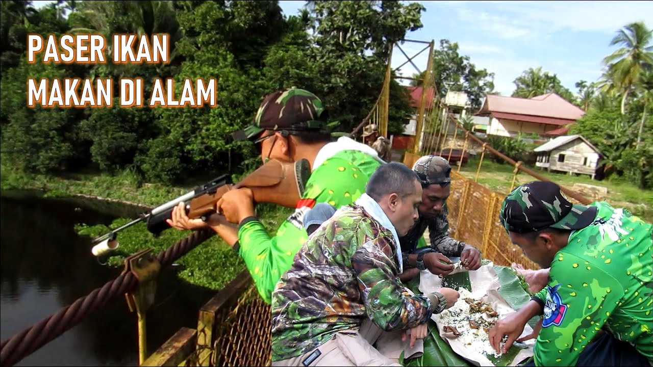 PASER MANIA - ikan langsung masak & makan di alam ala Survival - YouTube