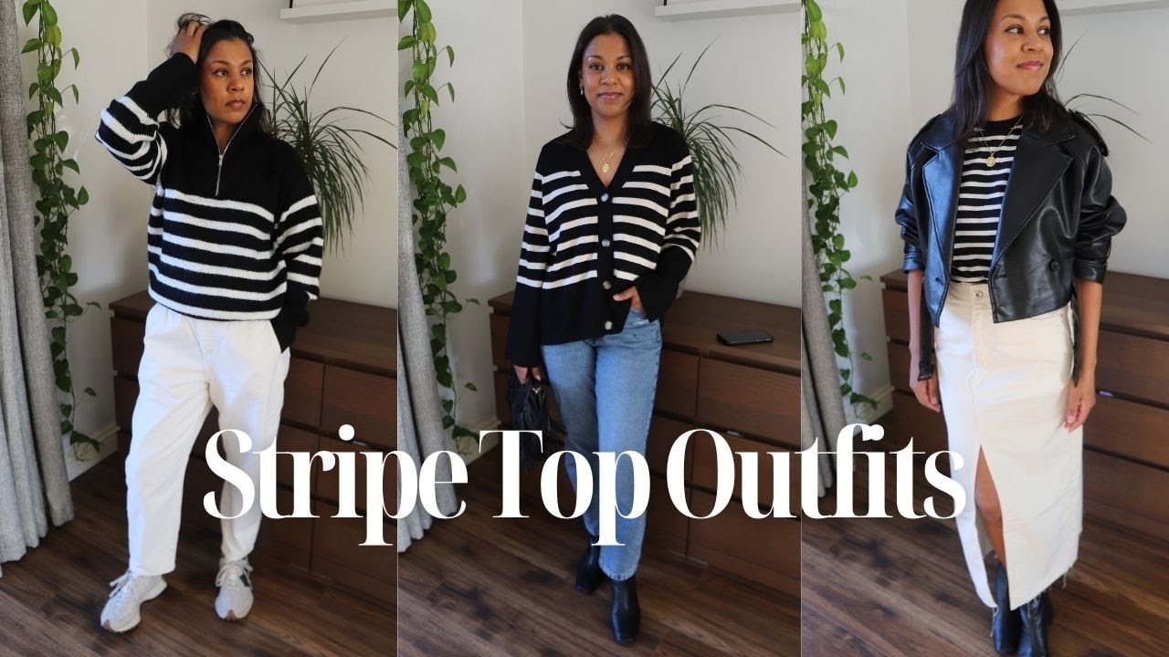 Styling Striped Tops | Striped Outfit Inspiration | Styling Striped ...