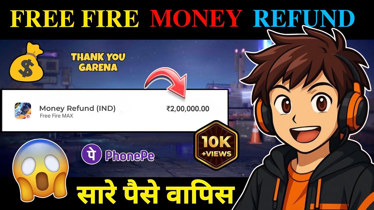 Free Fire Top up Money Refund 💯 Trick 2025 | Free Fire Refund Money ...