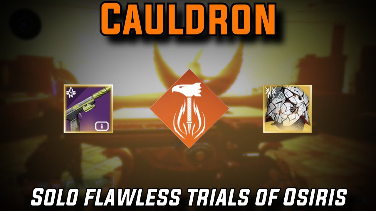 Solo Flawless Trials of Osiris Cauldron Solar Titan w/ Heliocentric QSC ...