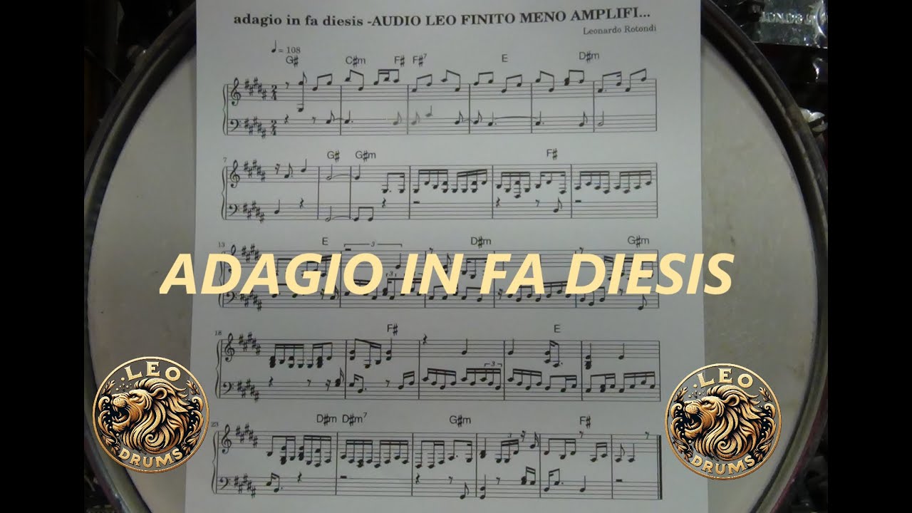 Adagio In Fa Diesis - a song written by Leonardo Rotondi (in the video ...