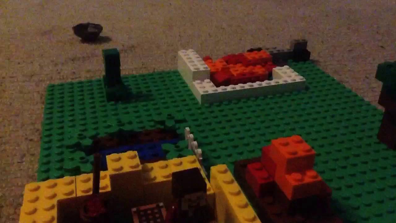 Lego minecraft ~ Fires are good - YouTube