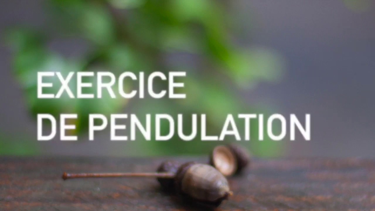 Exercice de pendulation - YouTube